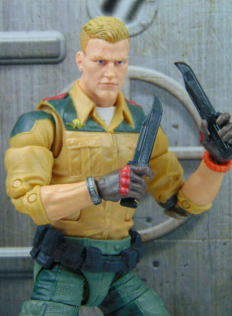 Custom GI JOE Classified Tactical Vest with Holster and Pistol - Mini ...