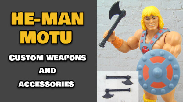 He-Man MOTU Custom Weapons and Accessories - Mini Arms Depot