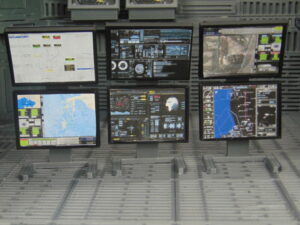 Custom 1:12 Scale Command Center Computer Station Diorama Prop Set for ...